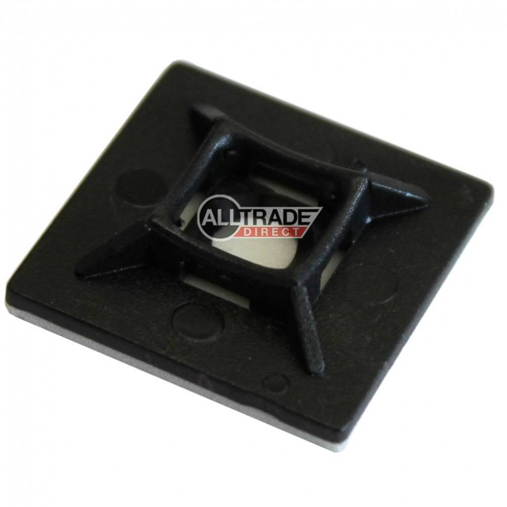 Black 28mm Cable Tie Bases | All Sizes Zip Ties & Colours In Stock ...