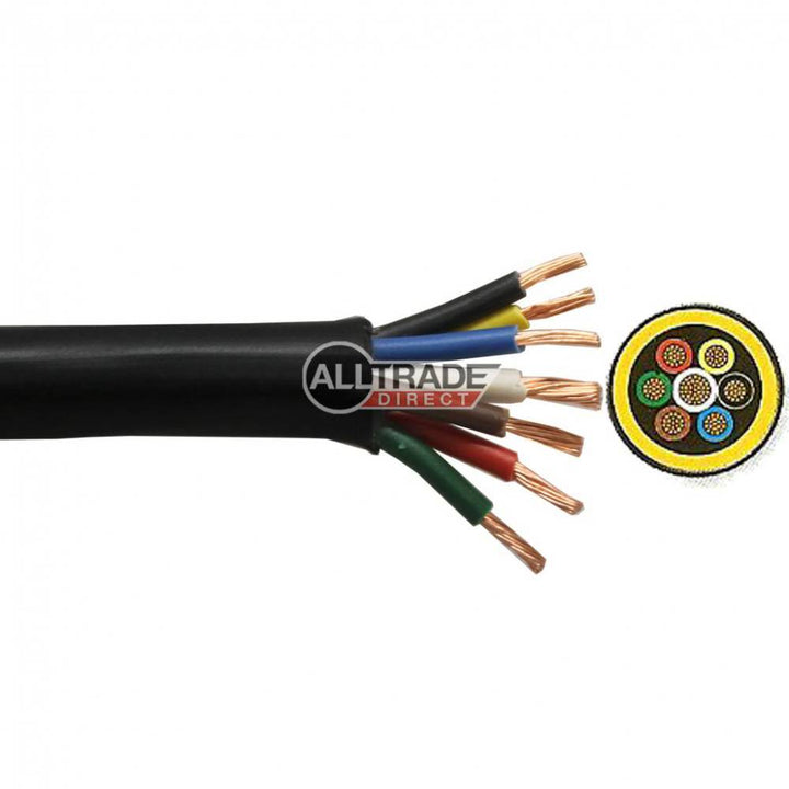 7 Core Trailer Cable | 6 x 1mm² & 1 x 2mm² | High Quality Cable ...