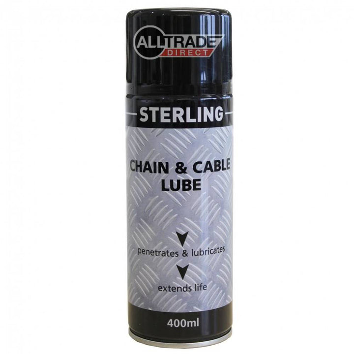 Chain & Cable Lube Aerosol 400ml | Lubricant Spray For Chains & Cables ...