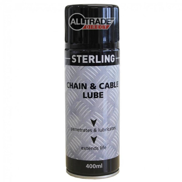 Chain & Cable Lube Aerosol 400ml | Lubricant Spray For Chains & Cables ...