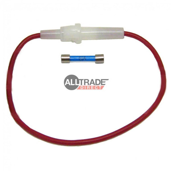 Inline Glass Fuse Holder | For 30mm Glass Fuses Rated Up To 50 Amps ...