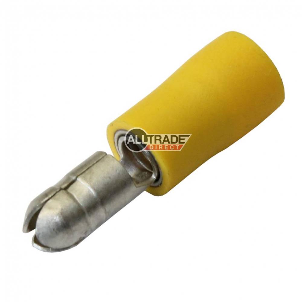 Yellow 5.0mm Female & Male Bullet Crimp Terminals | Excellent Quality ...