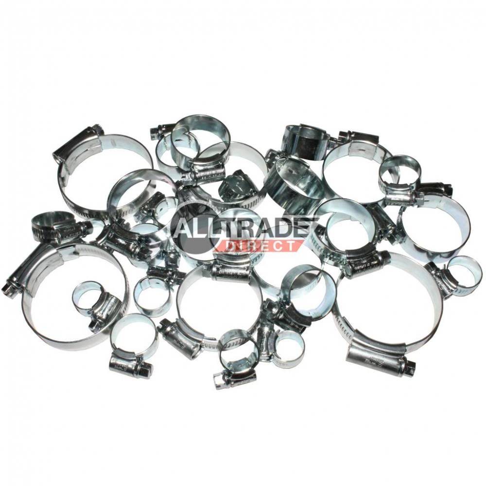 Mixed Packs JCS Zinc Plated Hose Clips | 12mm - 160mm | Made In UK ...